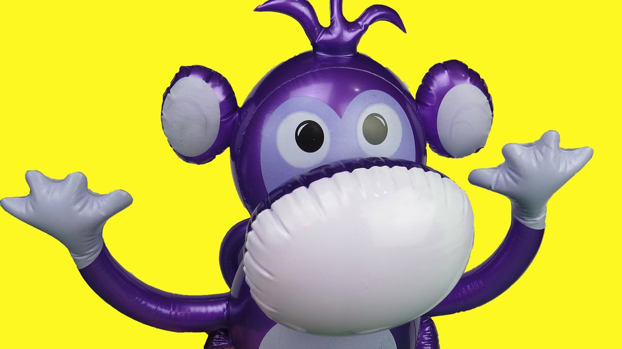 2 Silly Toy monkeys laughing and having fun! - YouTube