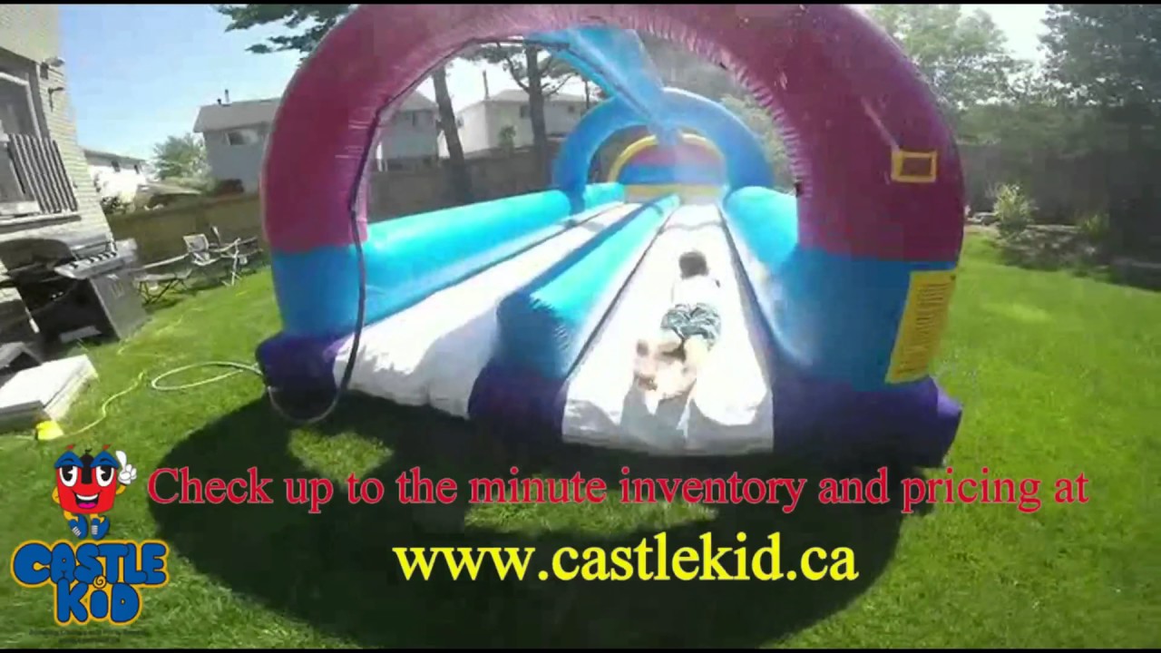 Castle Kid Slip N SLide mp4 - YouTube