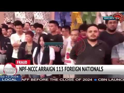 NPF NCCC ARRAIGN 113 FOREIGN NATIONALS - YouTube