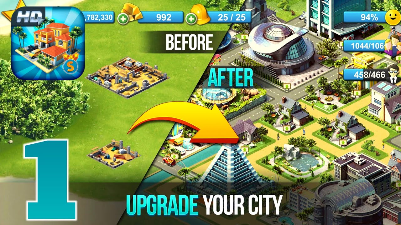 City Island 4 - Gameplay Walkthrough | Part 1 (Android, iOS) - YouTube