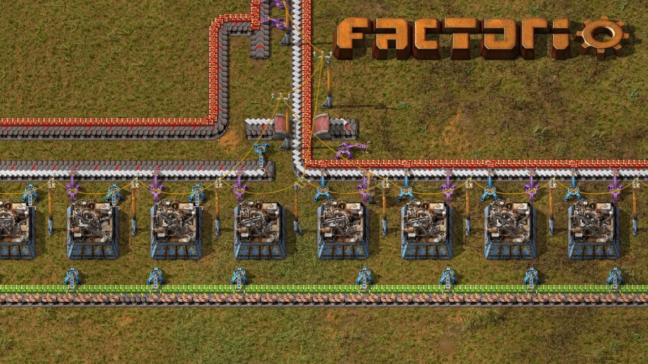 Factorio - extending the logistic network - YouTube