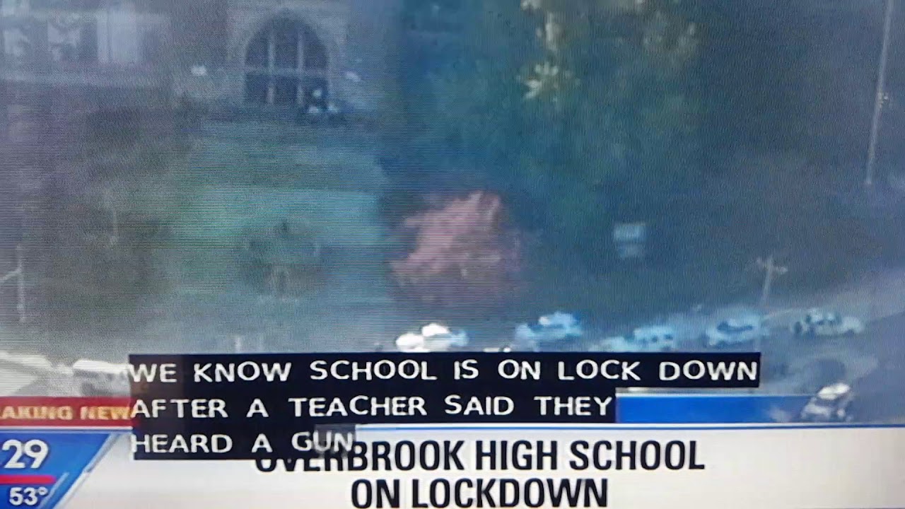 LOCKED DOWN "OVERBROOK HIGH SCHOOL" /TODAY OCT 18 2017 /PHILADELPHIA ...