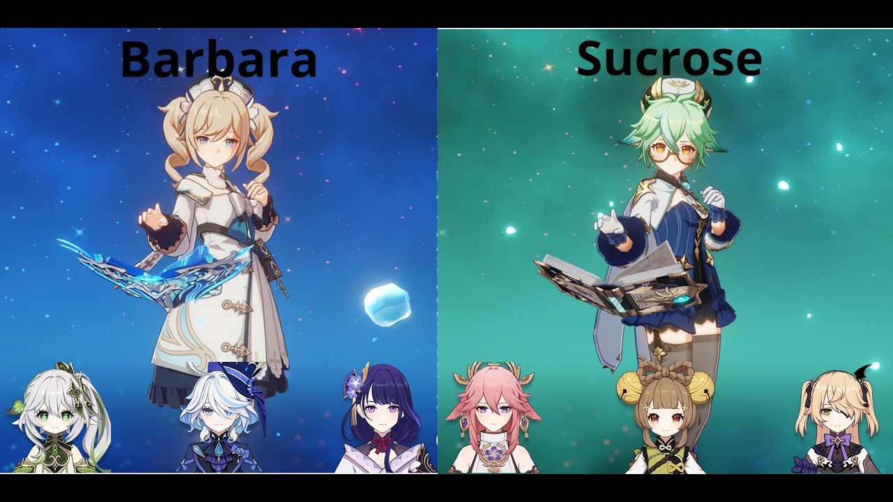 C6 Barbara Hyperbloom + C6 Sucrose Aggravate (Spyral Abyss 4.2 ...