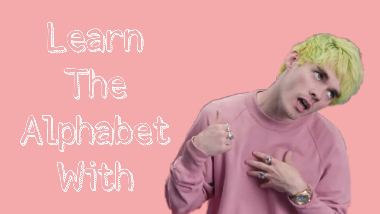 Learn the alphabet with Awsten Knight - YouTube