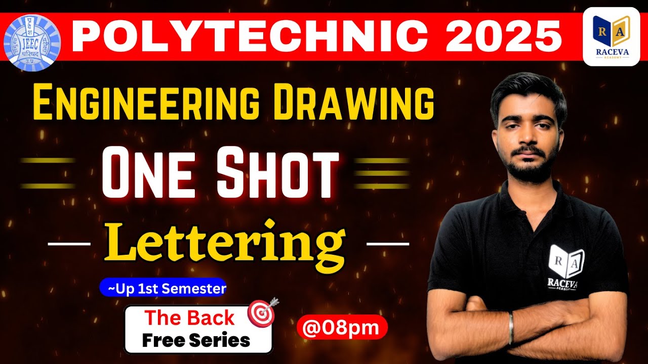 Engineering Graphics Lettering One Shot Video | Up Polytechnic Most ...