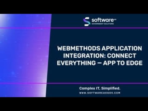 WebMethods Application Integration: Connect Everything-App To Edge - YouTube