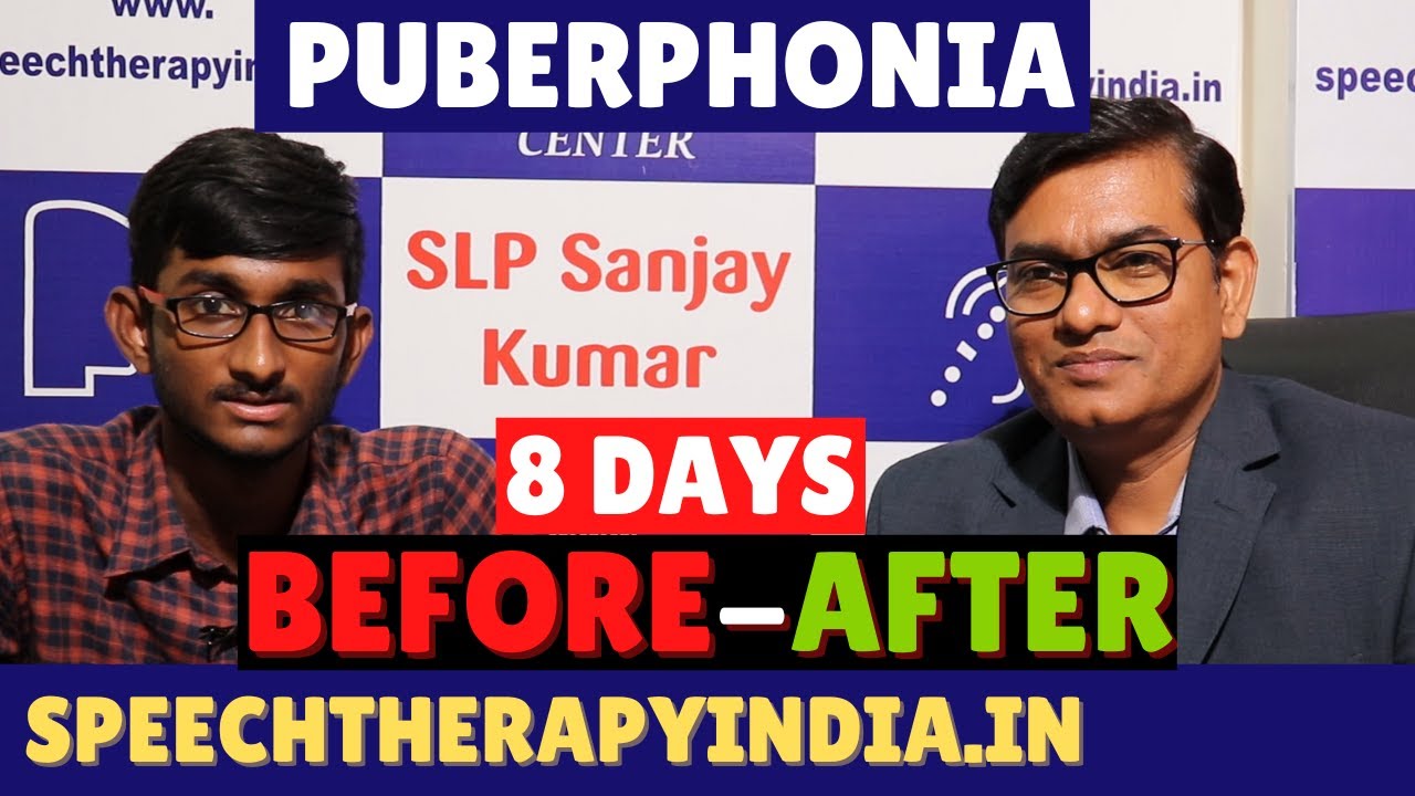 Before-After | Puberphonia | Exercise | Voice Therapy | In 8 Days | By ...
