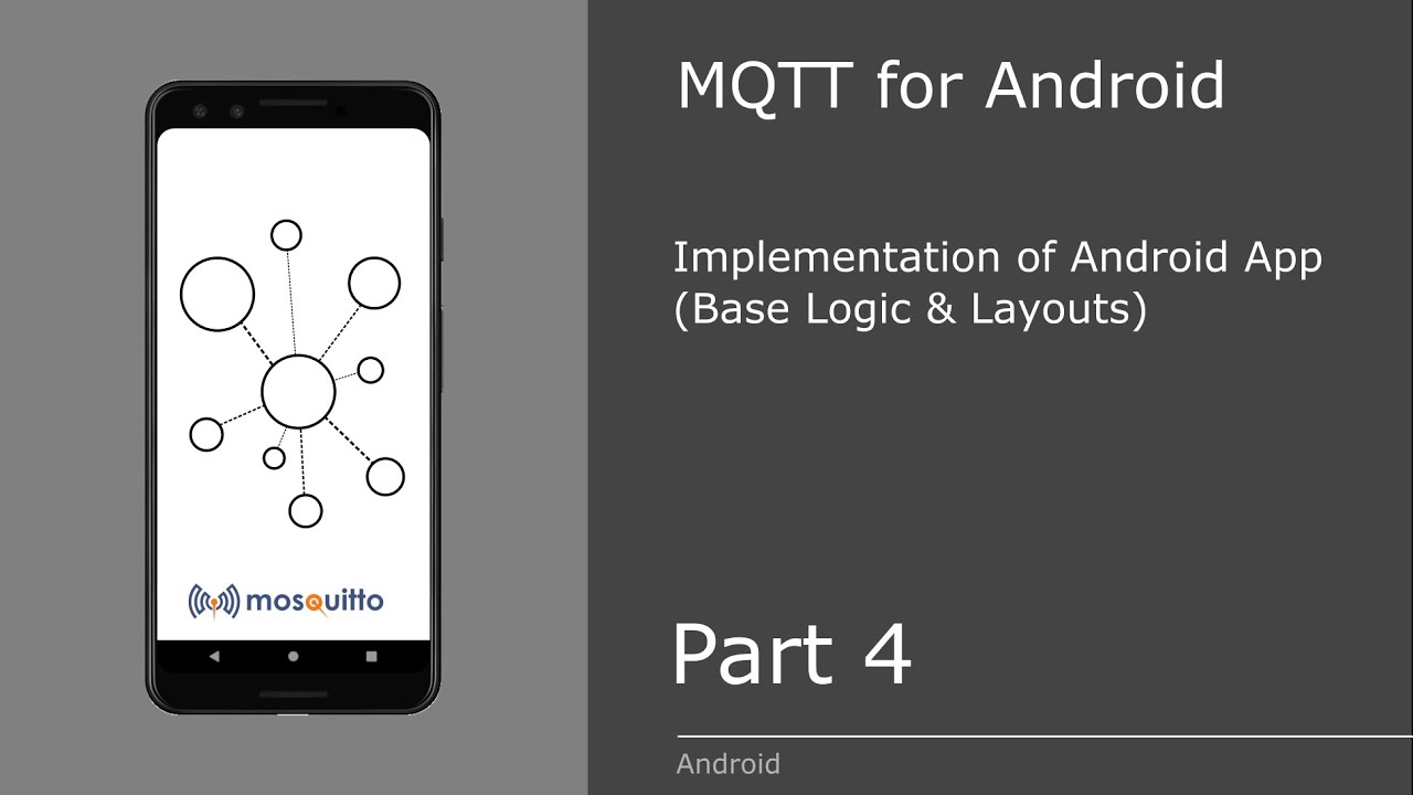 Android Mqtt Tutorial 2021 P4 Mqtt Android App Infrastructure Basic Logic And Layout 6369