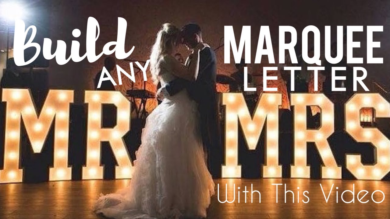 Wood Marquee Letters - Cheapest Way To Build DIY Custom LightUp ...