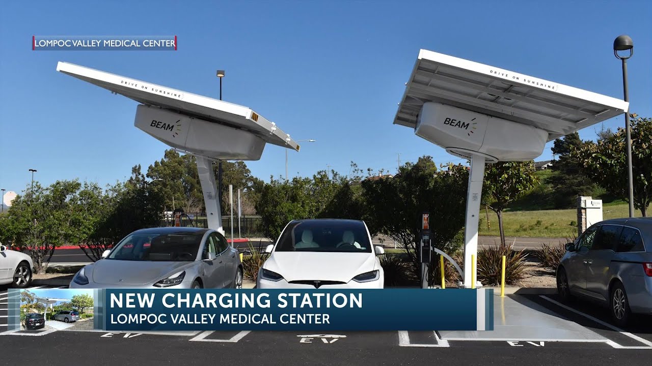 Solar-powered electrical vehicle charging stations in Lompoc available ...