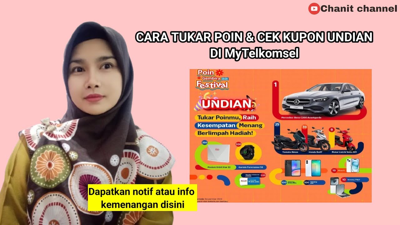 CARA TUKAR POIN & CEK KUPON UNDIAN DI MYTELKOMSEL - YouTube