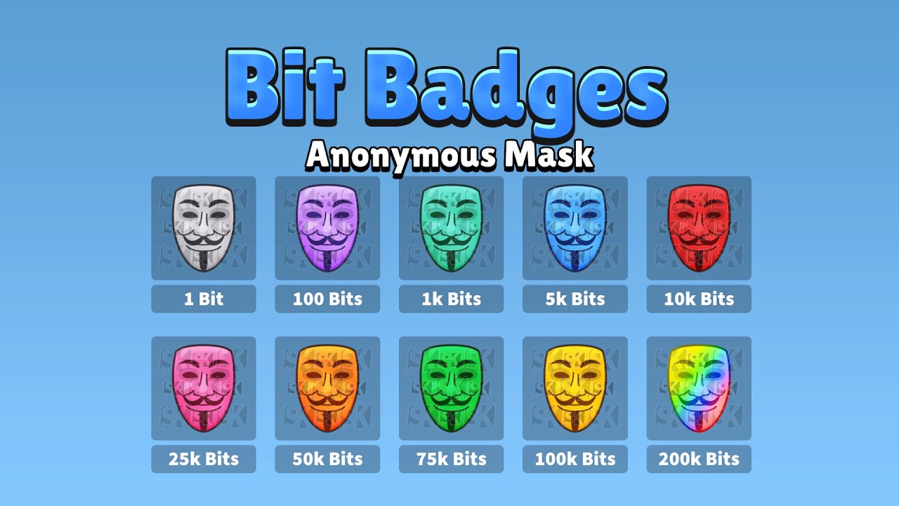 Anonymous Mask Bit Badges - anonymous - mask - hacker - coder - programmer - darknet - deep web ...