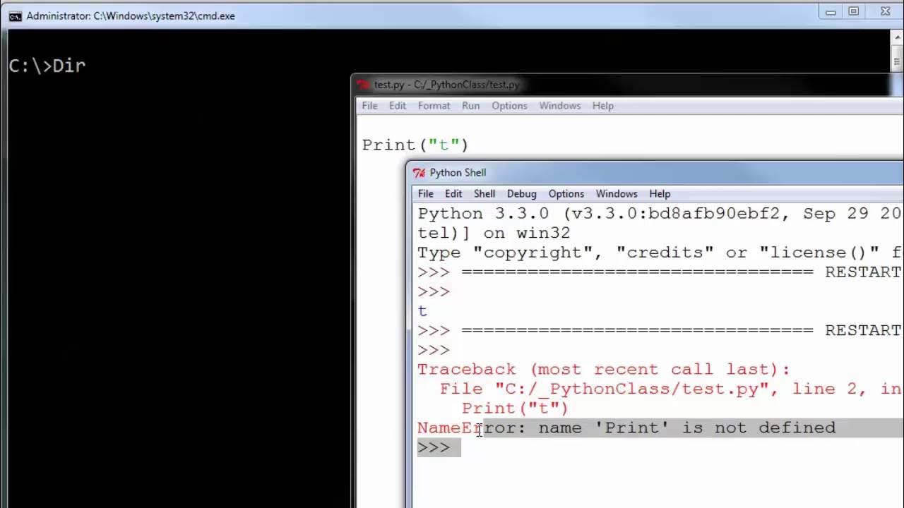 Python Module 01_6 Case Sensitivity - YouTube
