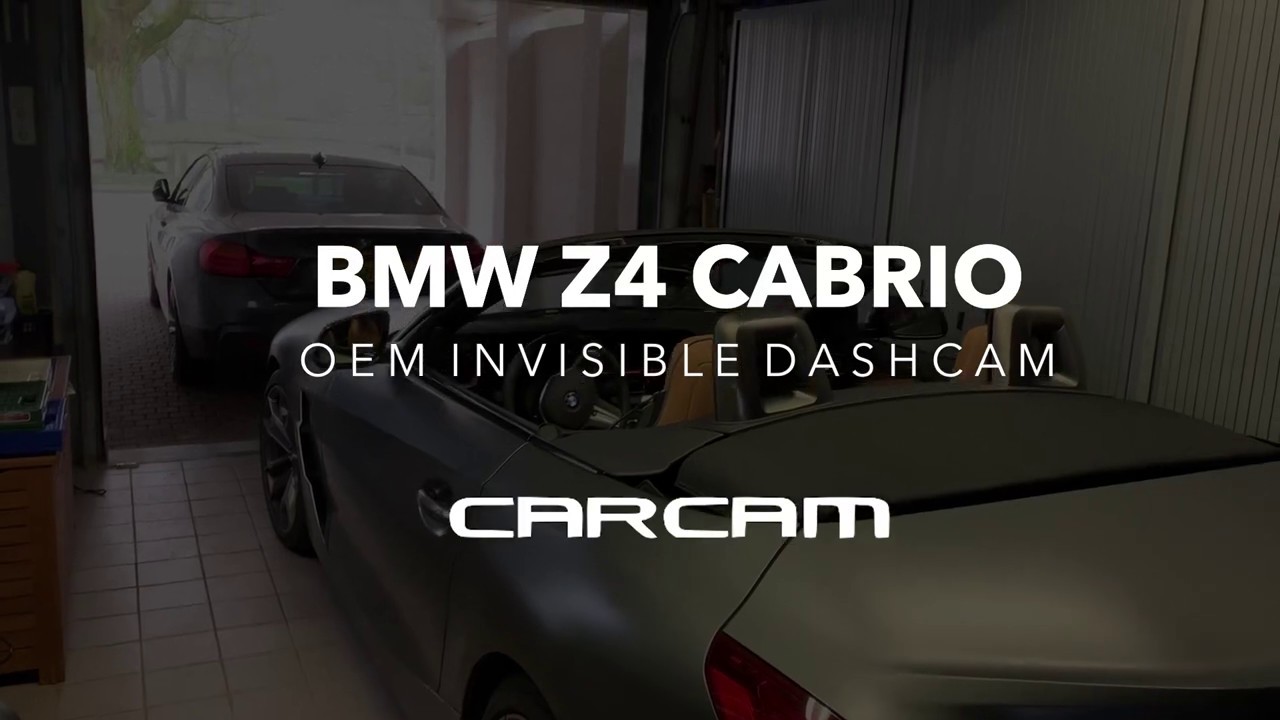 CARCAM OEM invisible dashcam | BMW Z4 - YouTube