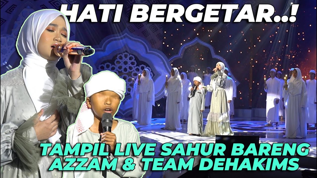 HARUU BANGETT..!! TAMPIL LIVE SAHUR BARENG AZZAM NUR MUKJIZAT DAN TEAM ...