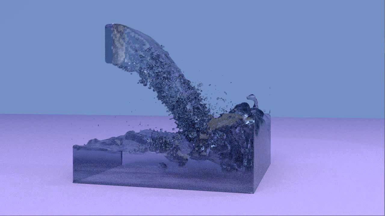 Blender Fluid Sim - Blender Cycles versus Blender Render - YouTube