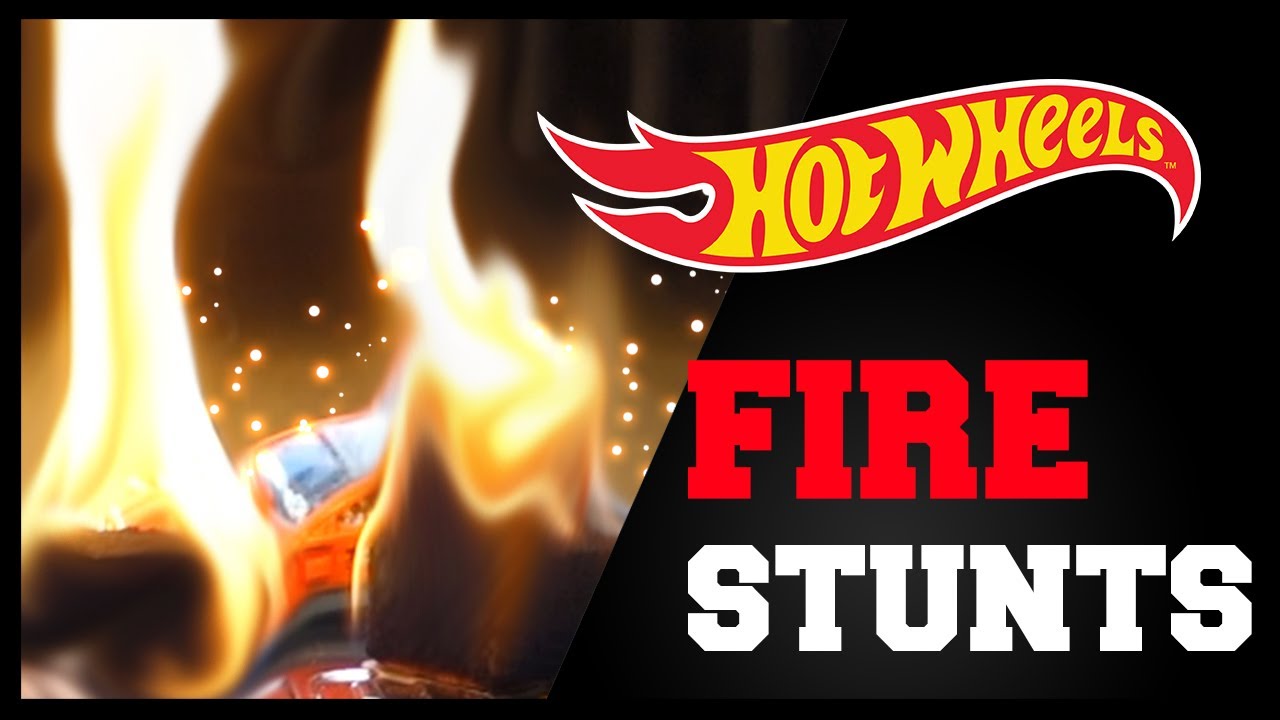 Hot Wheels Fire Stunt track ! - YouTube
