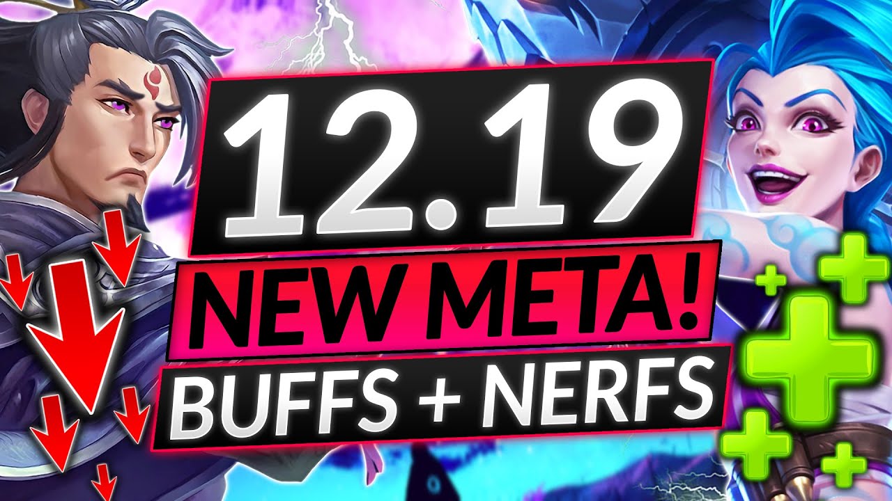 NEW PATCH 12.19 ADDS INSANE Champion BUFFS and NERFS - NEW META - LoL ...