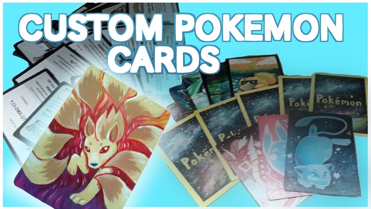Custom Pokemon Card Painting! How to recycle old code cards into unique ...