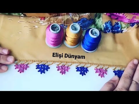 429 - Hayran Olmamak Elde Değil Çok Güzel Oldu/tığ oyası/oya modelleri/oya örnekleri