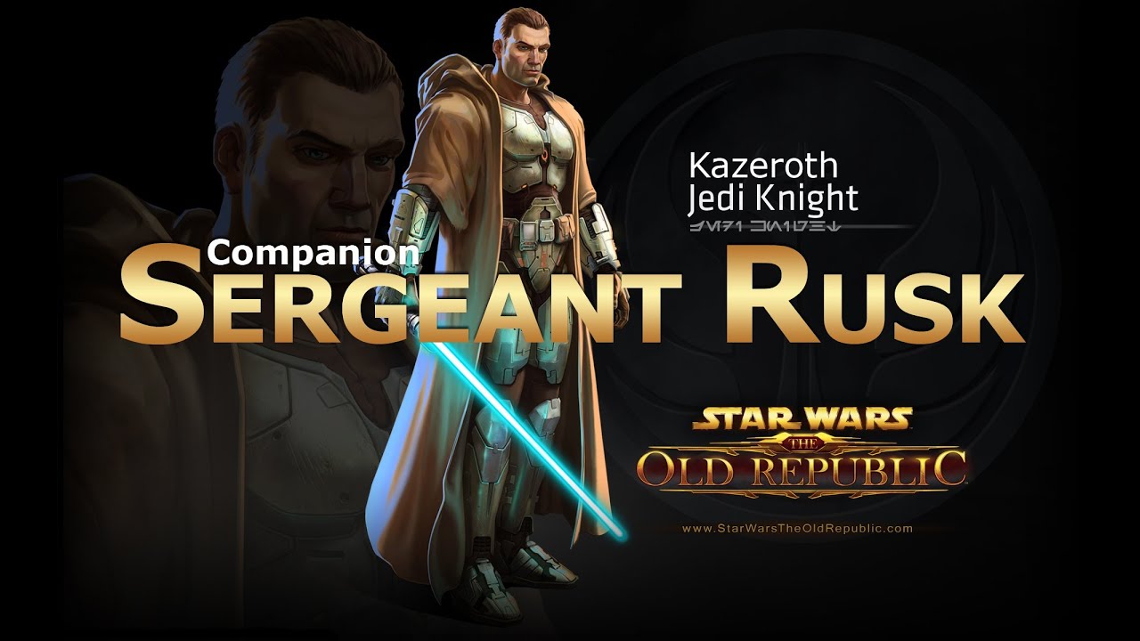 SWTOR: Jedi Knight - Sergeant Rusk Conversations - YouTube