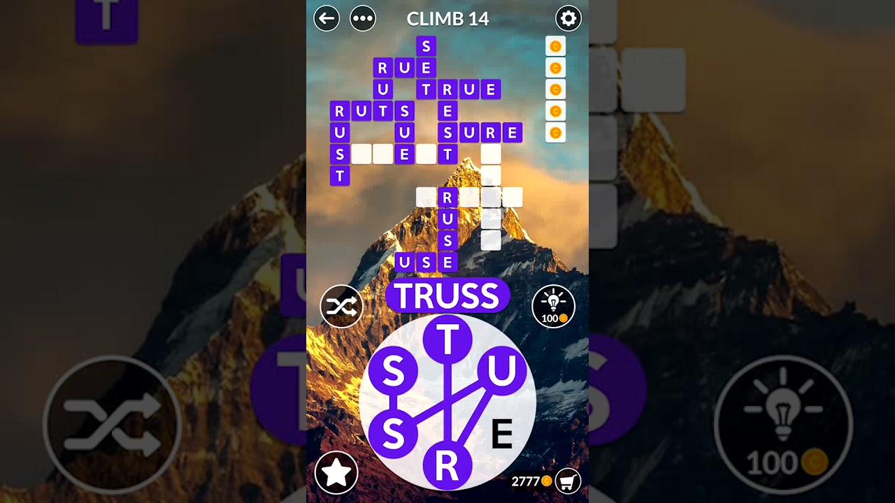 Wordscapes Climb 14 | Wordscapes Answers - YouTube
