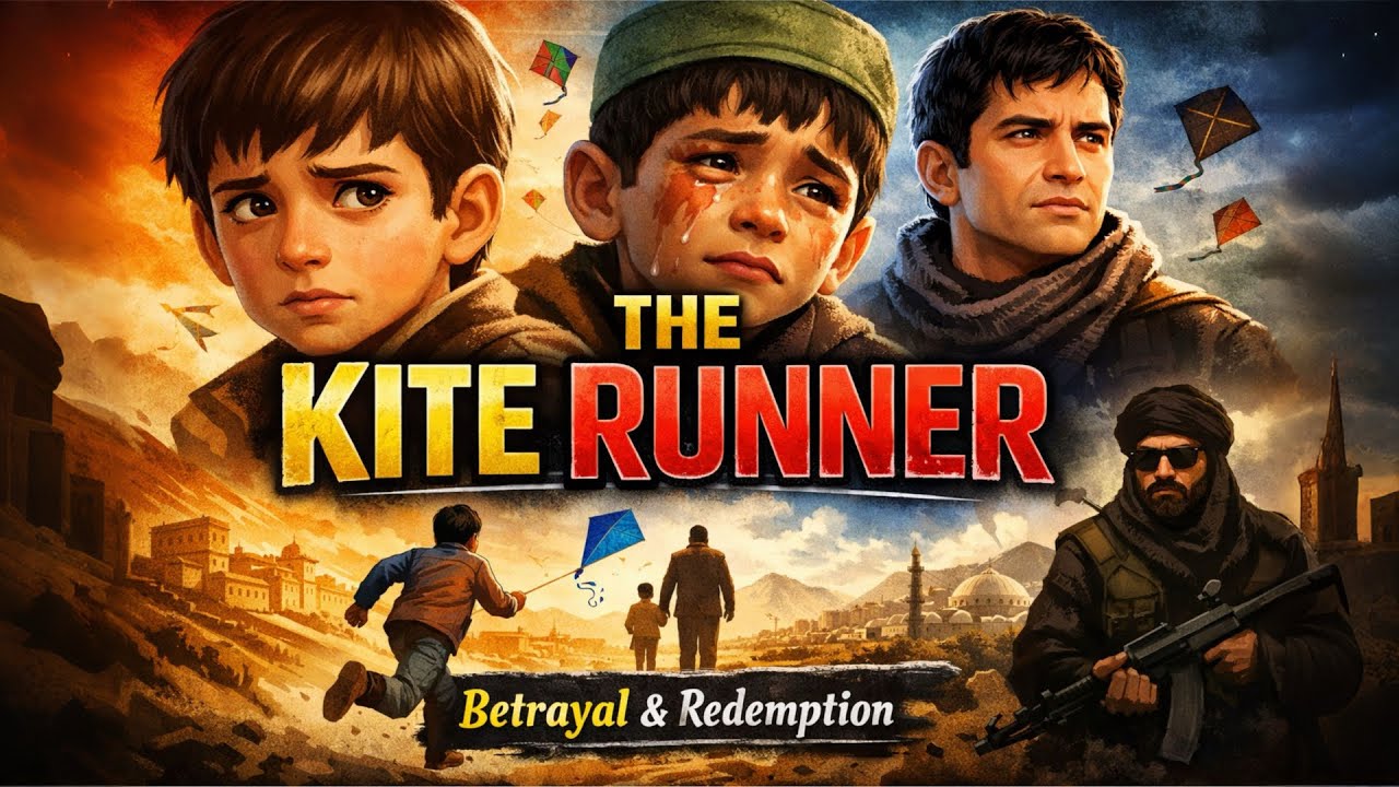The Kite Runner Explained in 7 Minutes | Full Animated Book Summary ...