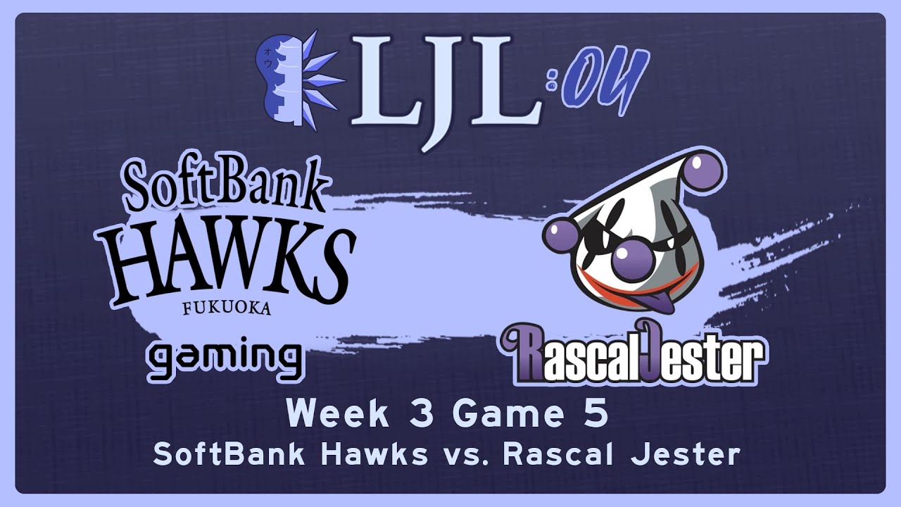 [EN] LJL Summer 2021 - Week 3 Game 5 Softbank Hawks Gaming vs Rascal ...