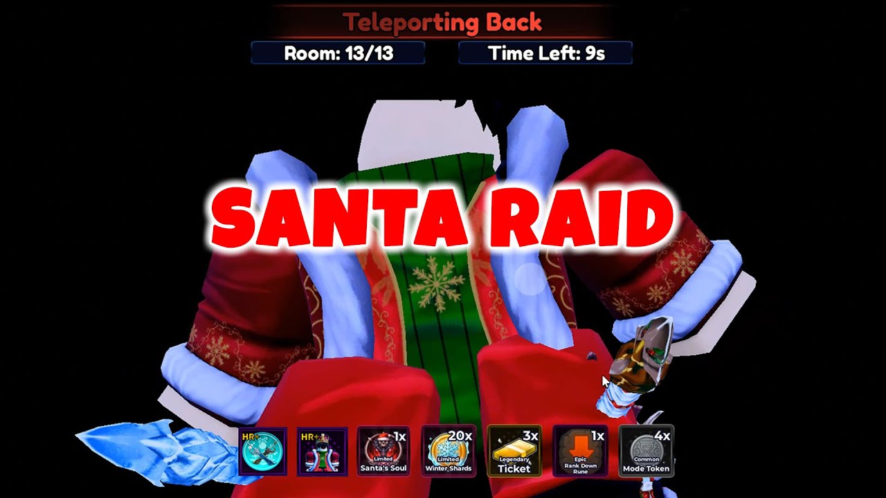 How to Complete *SANTA WORKSHOP RAID* EASILY in Arise Crossover Final ...