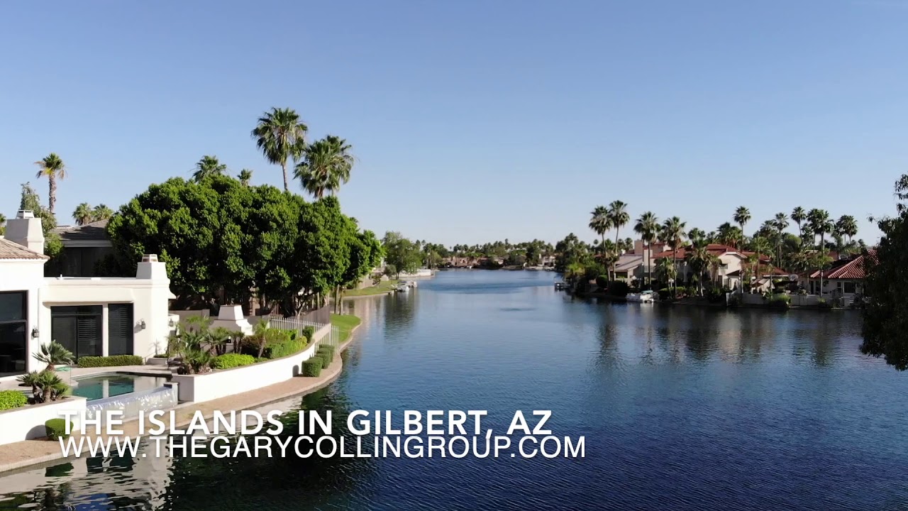 Lakes in The Islands in Gilbert, AZ - Drone Footage for Real Estate ...