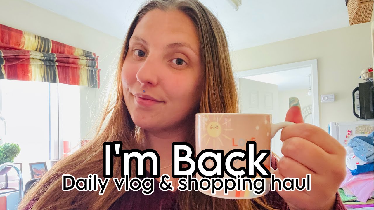 DAILY VLOG | CATCHING UP, HOME UPDATE & SHOPPING HAUL | Amy Elizabeth ...