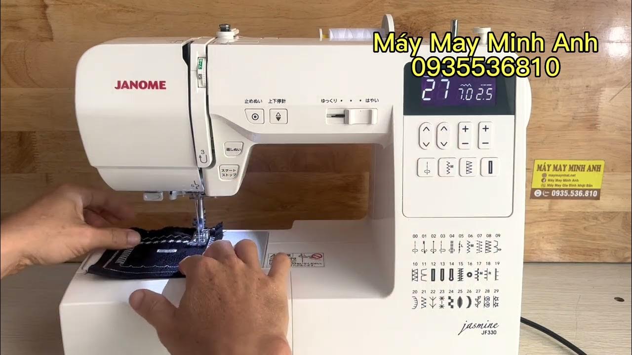 Janome Jasmine JF-330 - YouTube