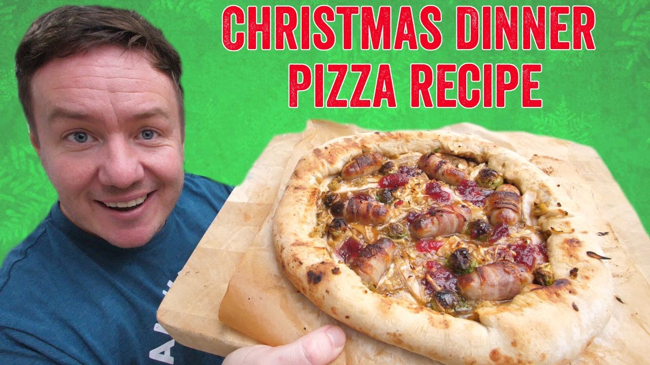 Stuffed Crust Christmas Dinner Pizza Recipe - YouTube