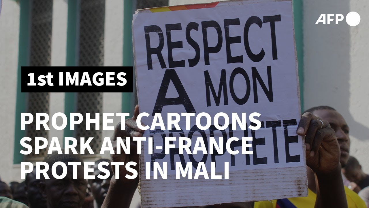 Anti-France rally in Mali over Prophet cartoons | AFP - YouTube
