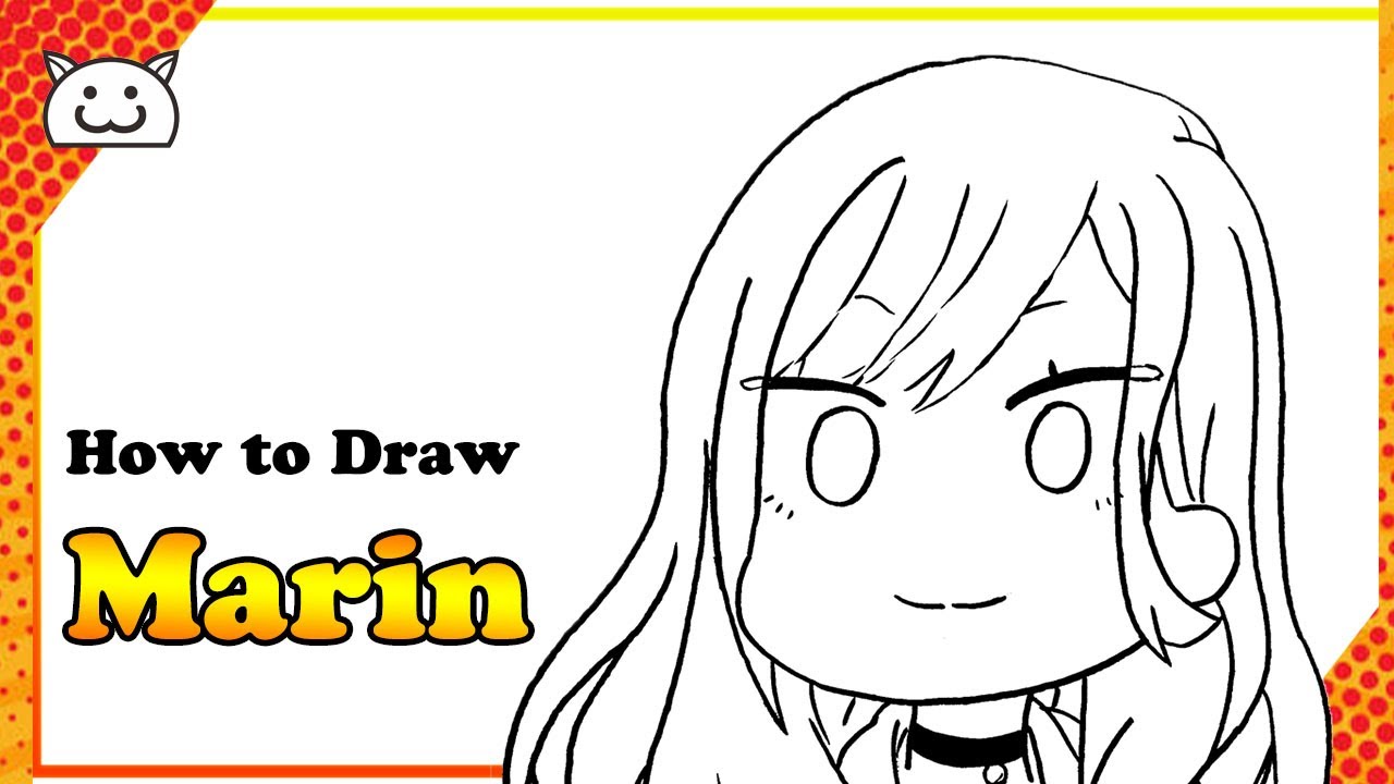 How to Draw Marin Kitagawa Chibi - YouTube