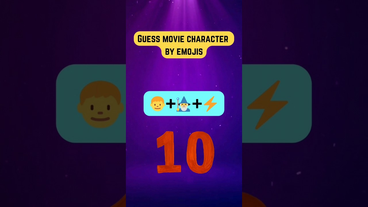 Can U guess this character 👦🧙‍♂️⚡ in 10 second #quiz #shorts # ...