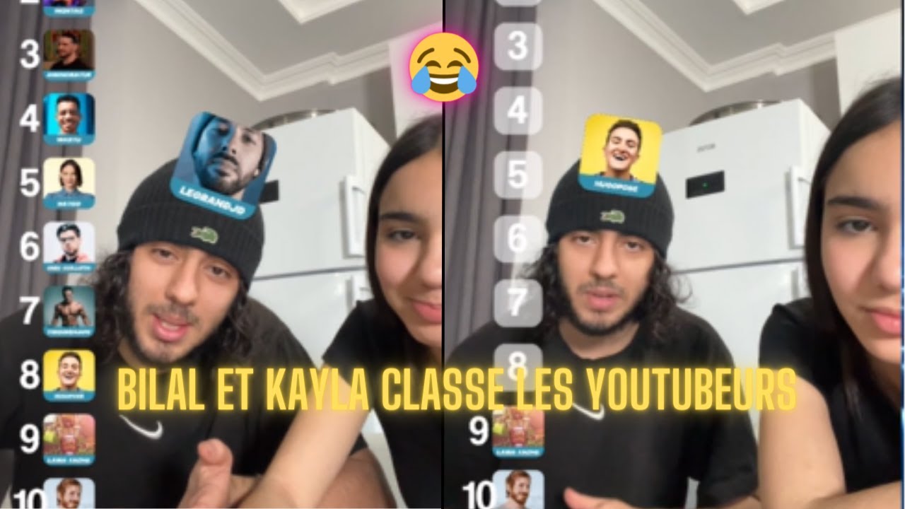 BILAL ET KAYLA CLASSE LES YOUTUBEURS 😂 ?! ( AdemetBilal ) ( Adem&Bilal ...
