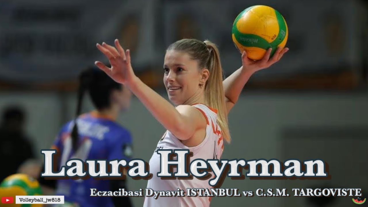 Laura Heyrman │ Middle Blocker │Eczacıbaşı Dynavit vs C.S.M Targoviste ...