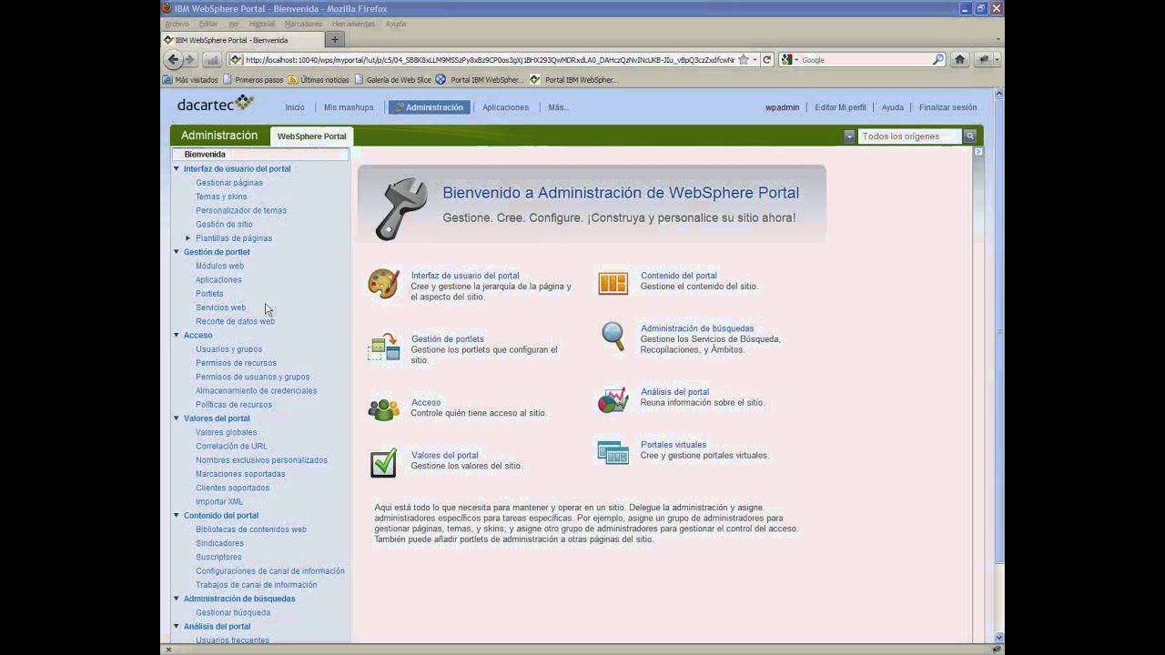Integración de SAP en IBM Websphere Portal Server - YouTube