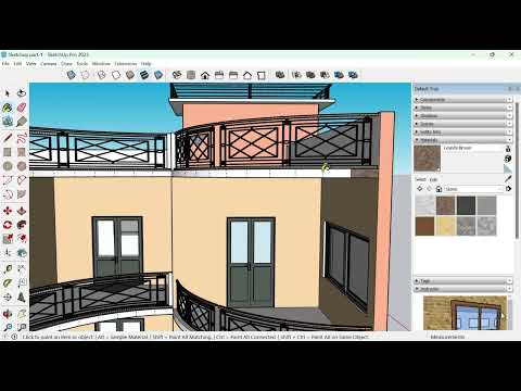 SketchUp for Beginners - Materials Applying Part 1 - YouTube