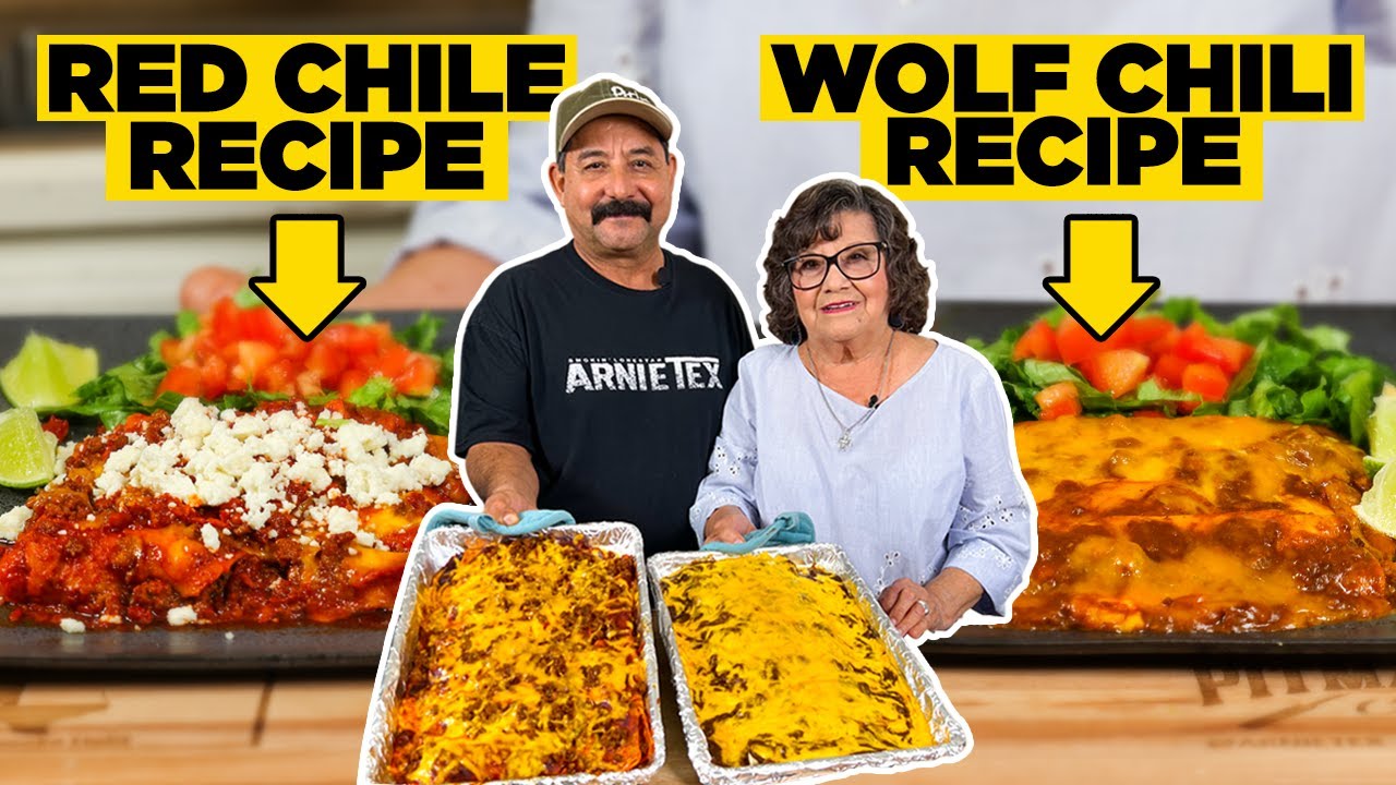 ENCHILADAS RUMBLE: My Mom’s Tex-Mex Wolf Chili vs My Mexican Red Sauce ...