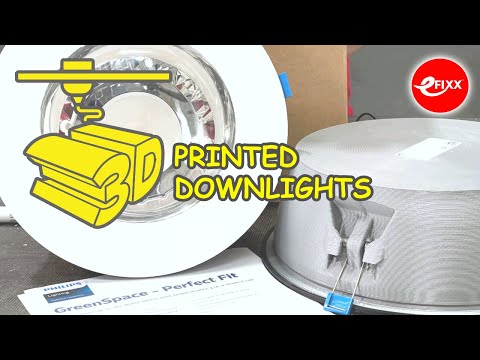 Amazing 3D PRINTED DOWNLIGHTS 🖨 - made to measure CFL replacements