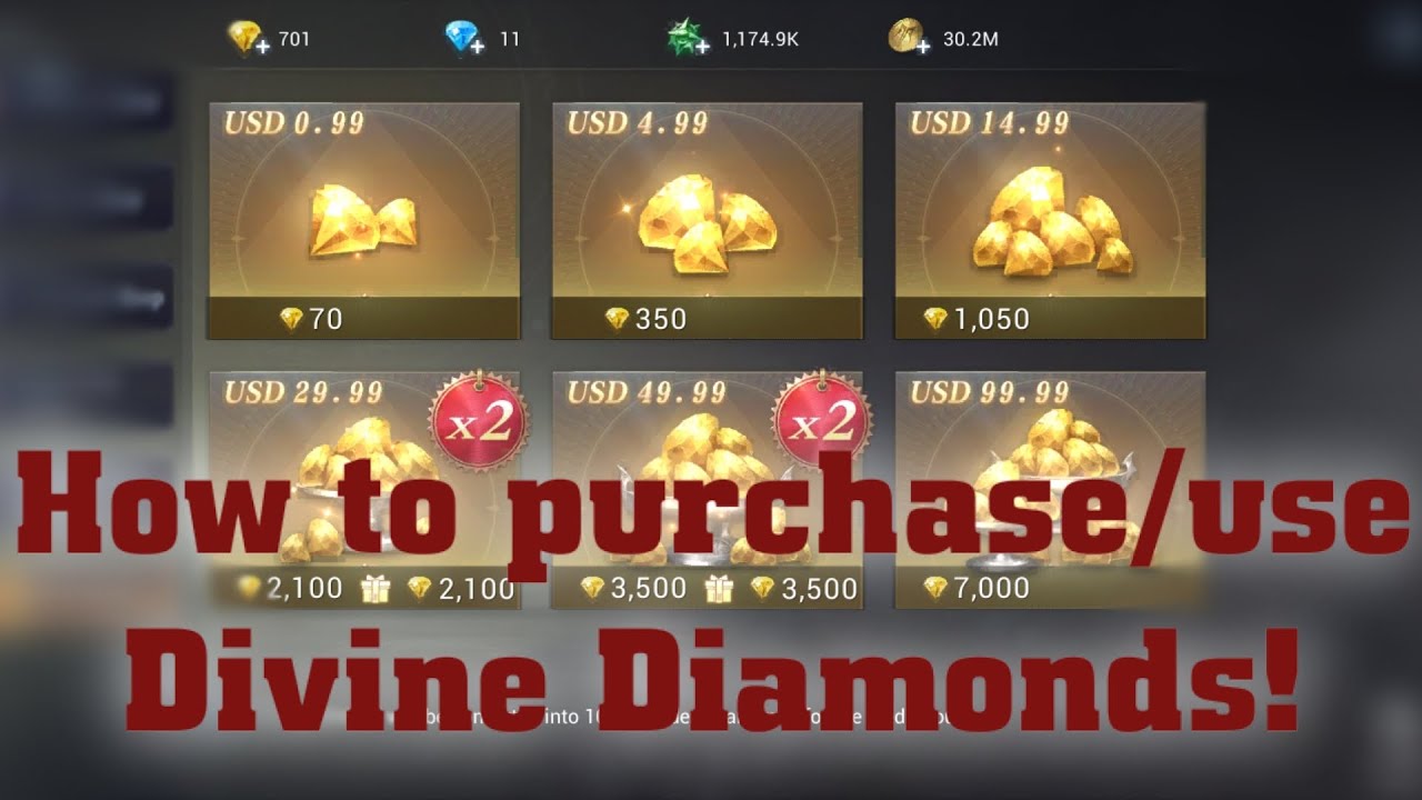 MU ORGIN 3 How to buy DIVINE DIAMONDS RECEIVE x2 BONUS - YouTube