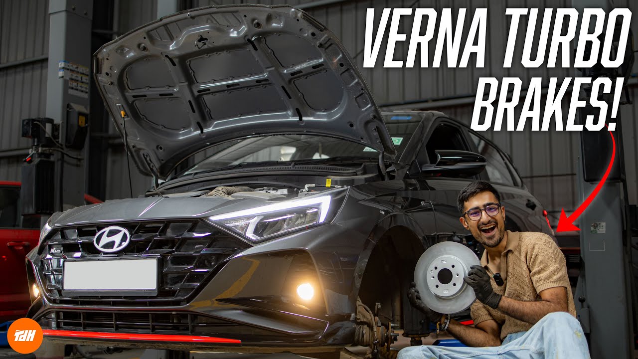 Verna Turbo Brakes on i20 N-Line | 280mm BBK | Project NLine EP1 - YouTube