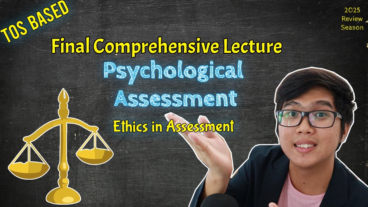 Final COMPREHENSIVE Review - Psychological Assessment Part 2 - YouTube