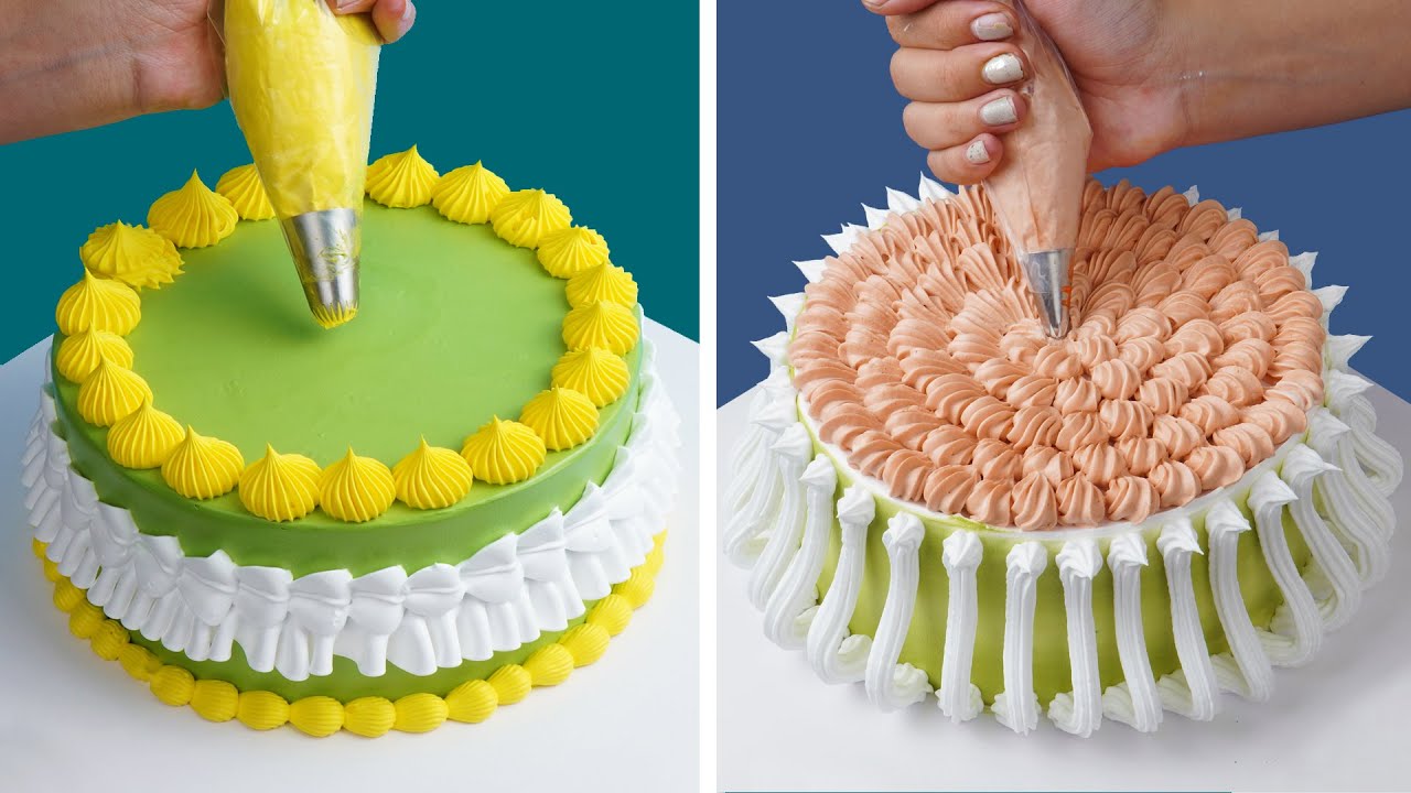 Tricks Birthday Cake Decorating For Everyone ️ Easy Rose Cake Tutorials ...