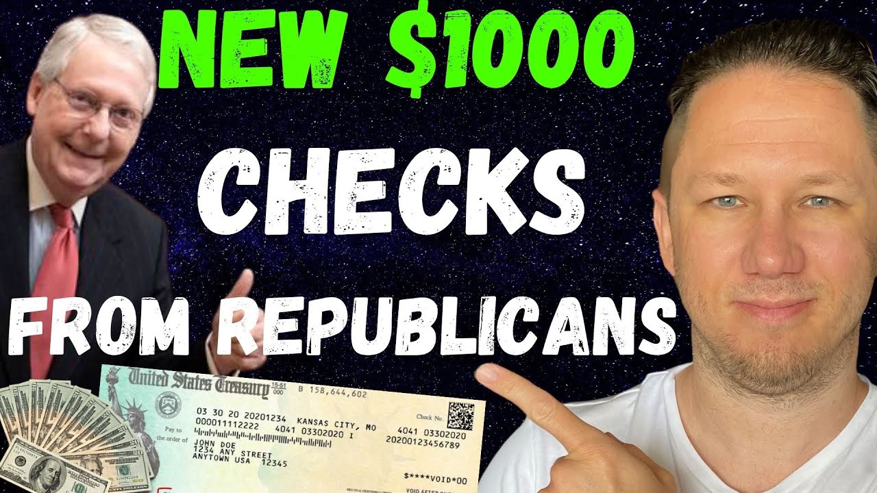 $1000 STIMULUS CHECKS FROM REPUBLICANS : Fourth Stimulus Package Update ...