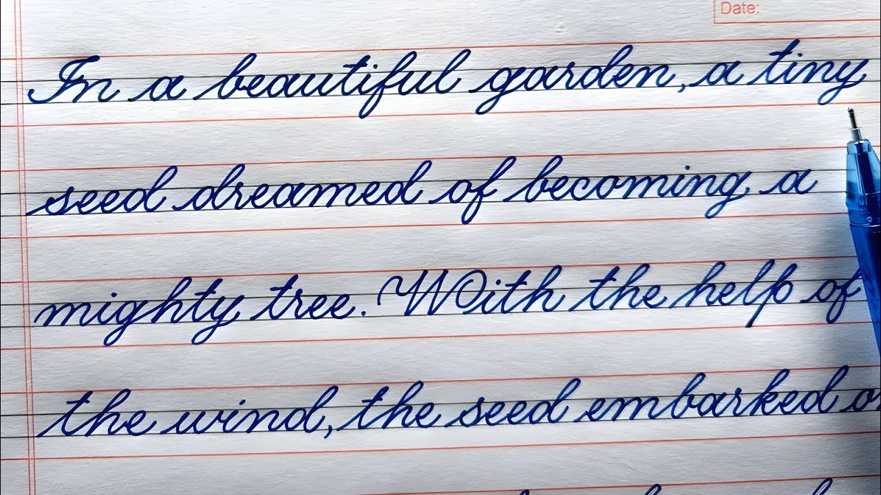 Cursive Writing Practice for Beginners | Kids Handwriting - YouTube