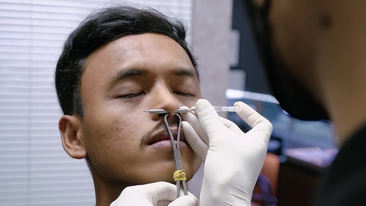 Tindik Hidung Septum Piercing SEMARANG - YouTube
