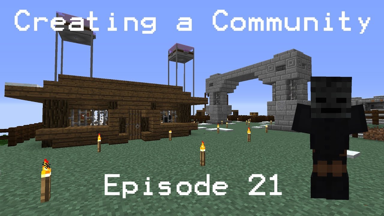 Minecraft - Creating a Community #21 - Executioner's House - YouTube